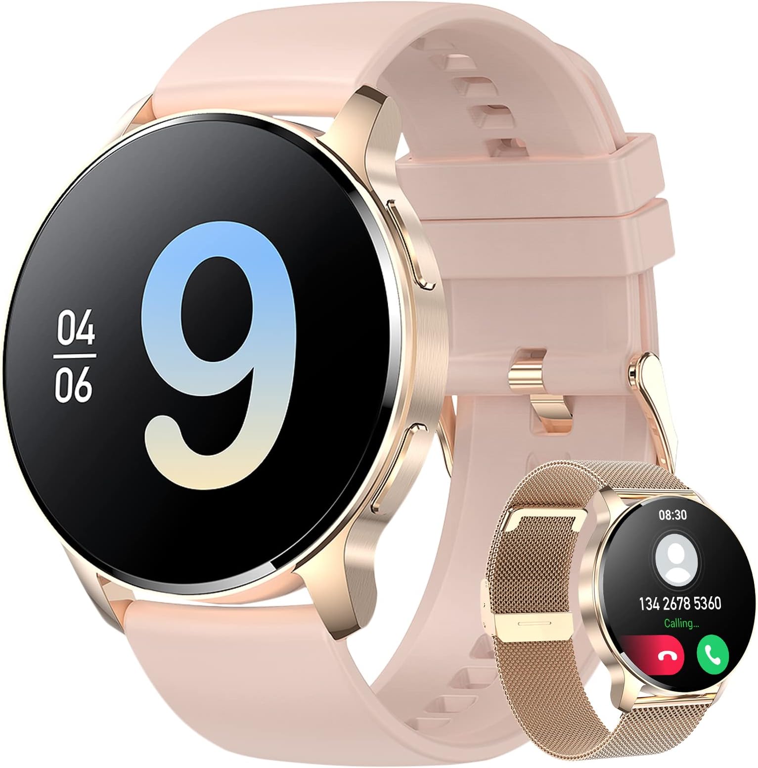 Amazon.com: Colesma Bling Smartwatch for Women,Answer/Make Call ...