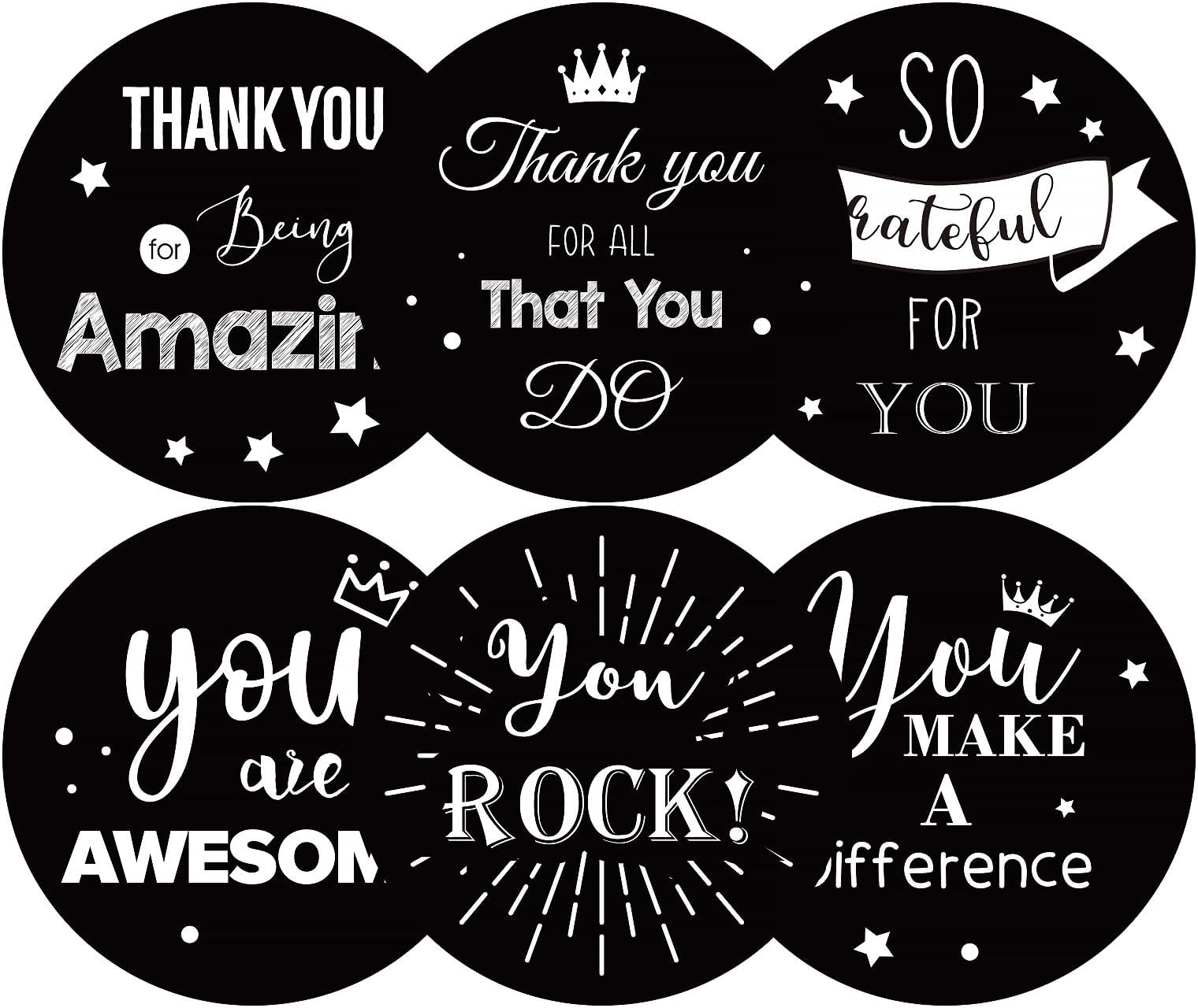 Amazon.com : Anwyll Kudos Appreciation Thank You Stickers - 480pcs, 1 ...