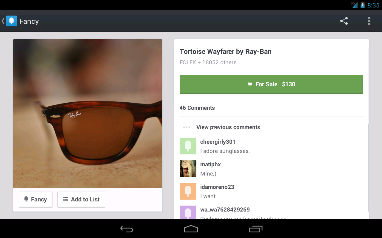 Fancy - App on Amazon Appstore