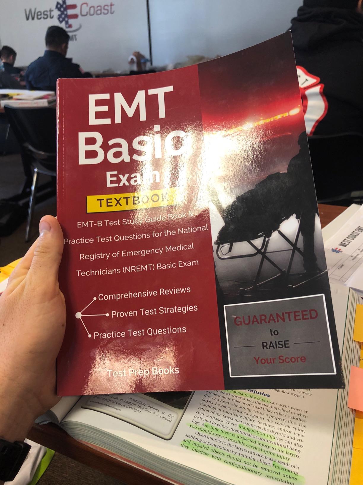 Amazon.com: EMT Basic Exam Textbook: EMT-B Test Study Guide Book ...