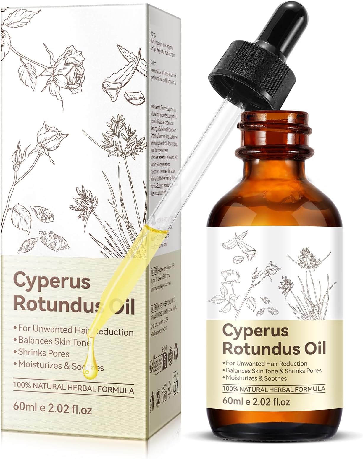 Amazon.com : Cyperus Rotundus Oil for Hair Removal, 100% Natual Cyprus ...