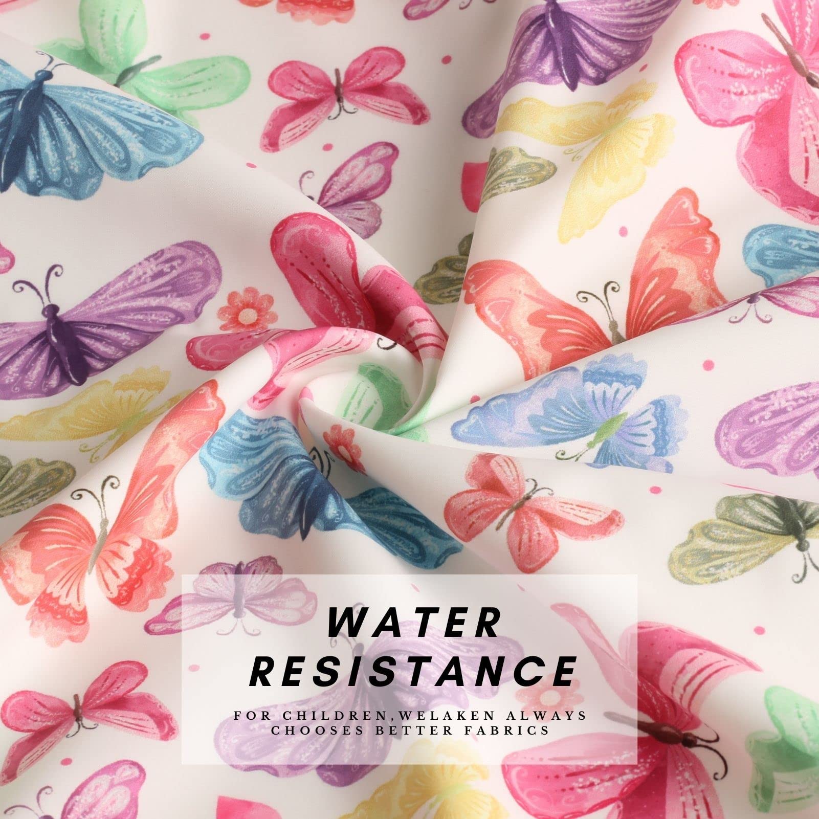 Snapklik.com : Girls Water-resistant Butterfly Printed Jacket ...