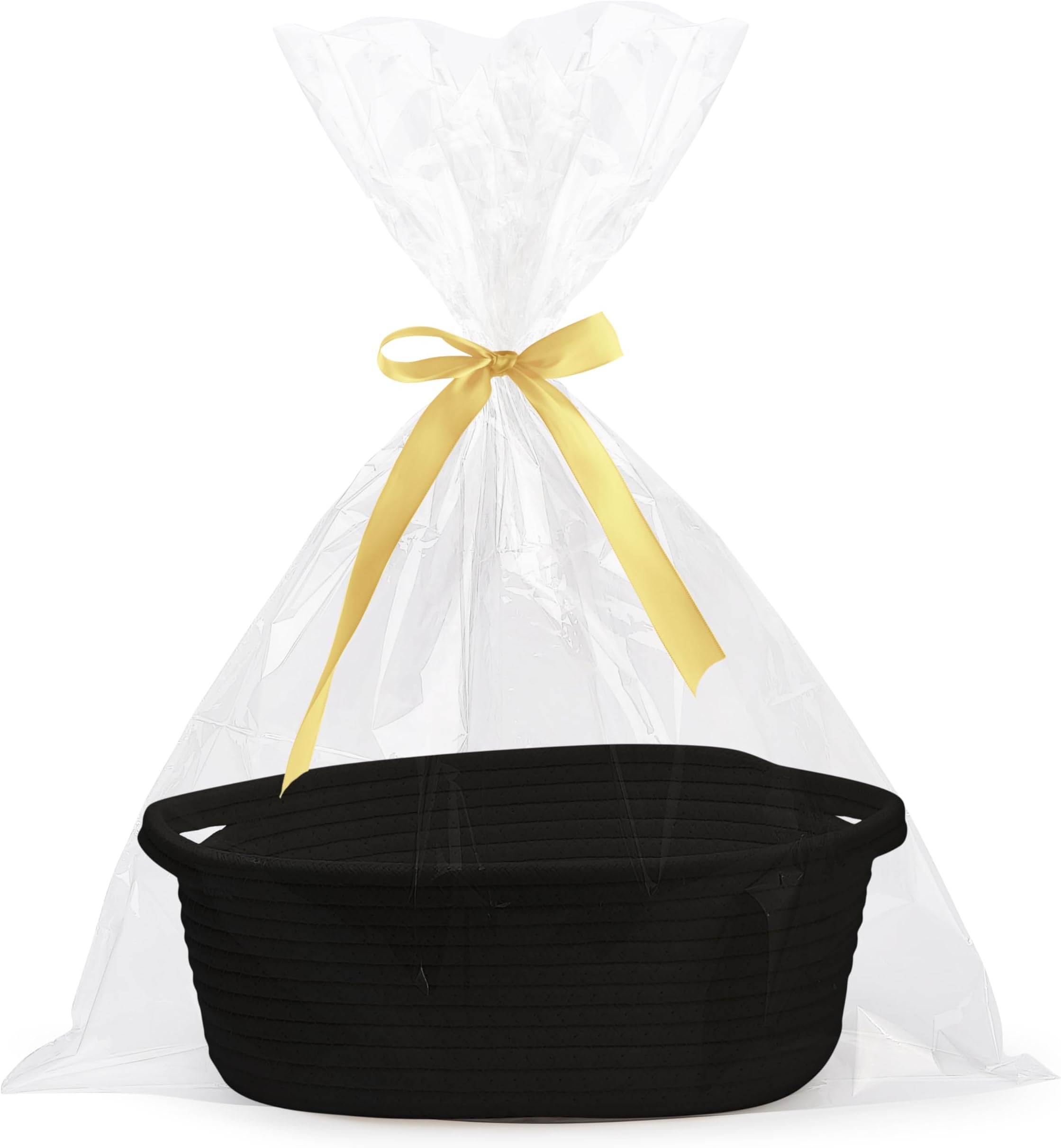 Amazon.com : Pro Goleem Small Woven Basket with Gift Bags and Ribbons ...