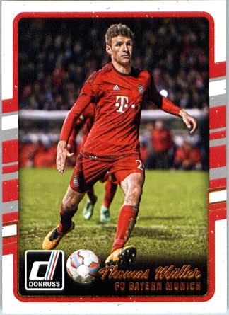 Amazon.com: 2016 Donruss #40 Thomas Muller FC Bayern Munich Soccer Card ...