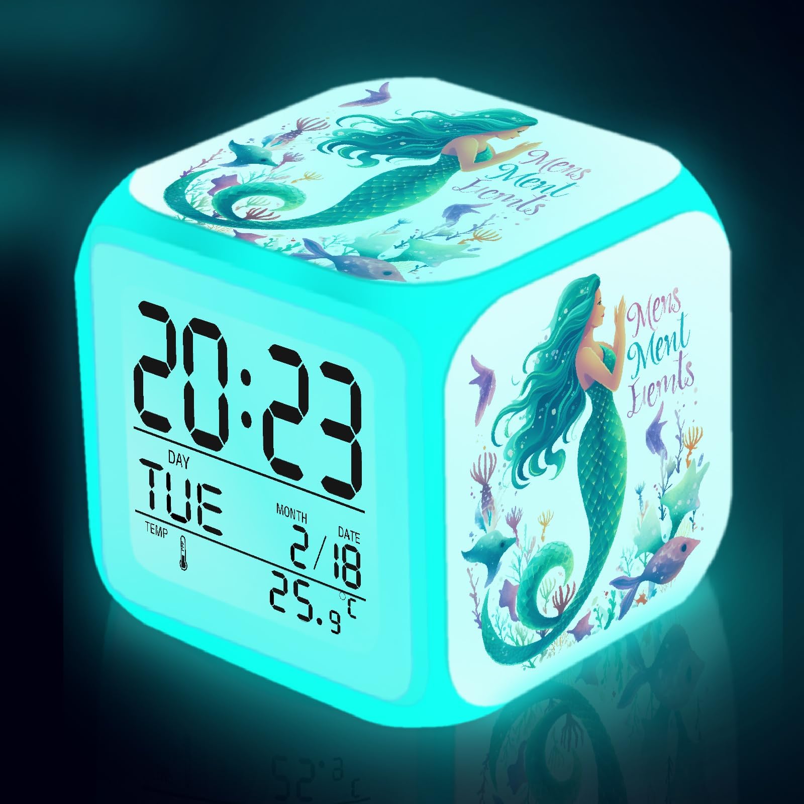 Amazon.com: 7 Color Change LED Digital Alarm Clock with Date Alarm ...