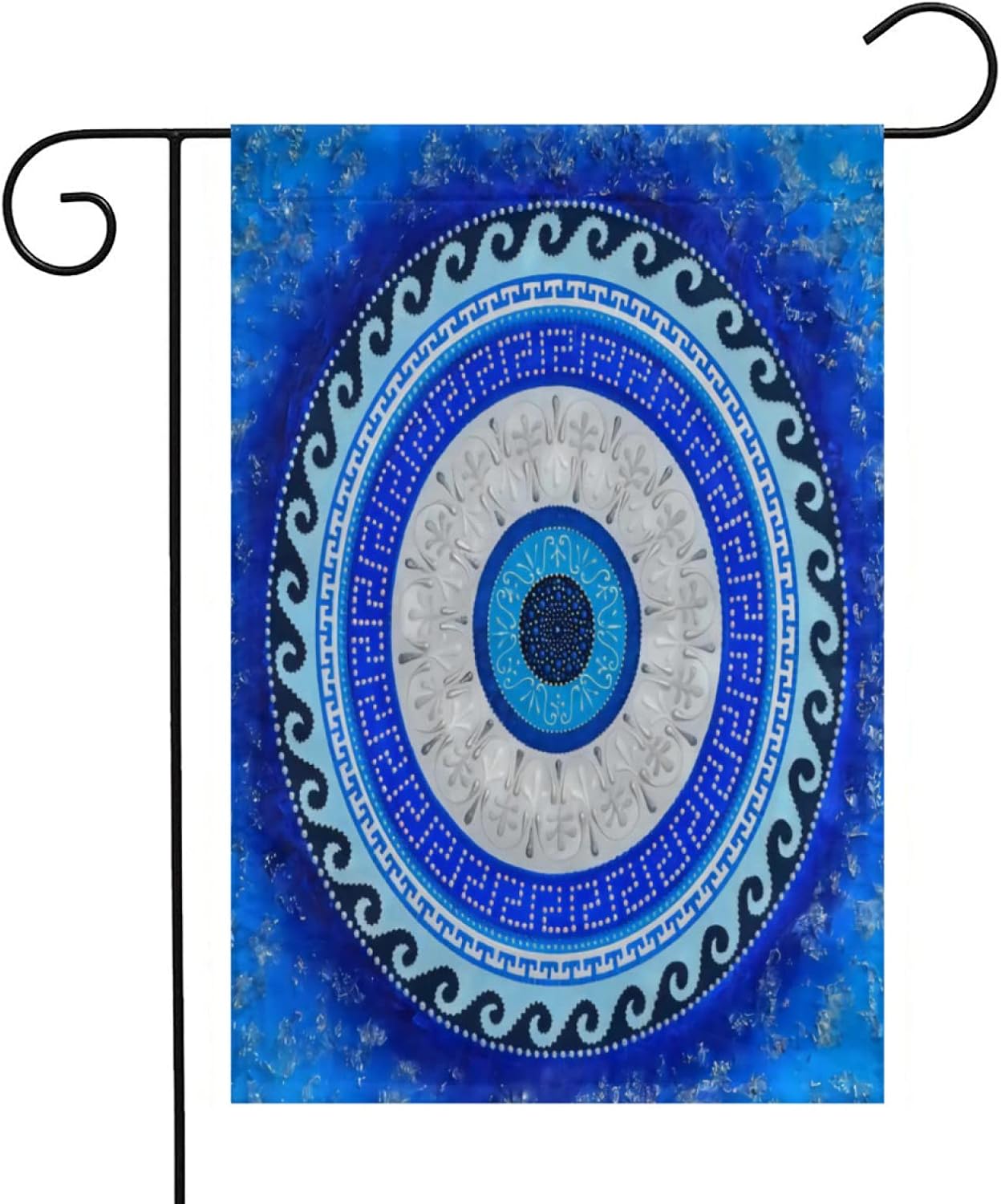 Amazon.com : Double-sided garden flag (12 * 18in) Greek Matiasma Evil ...