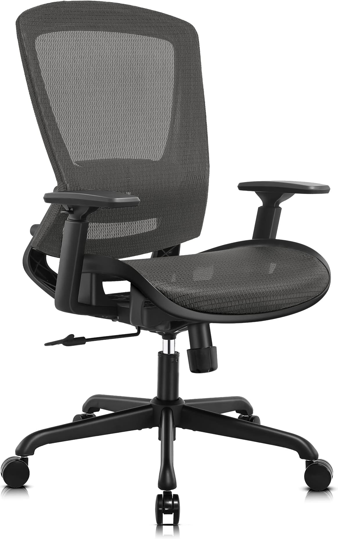 Amazon.com: Union & Scale Essentials Mesh Back Fabric Task Chair, Black ...