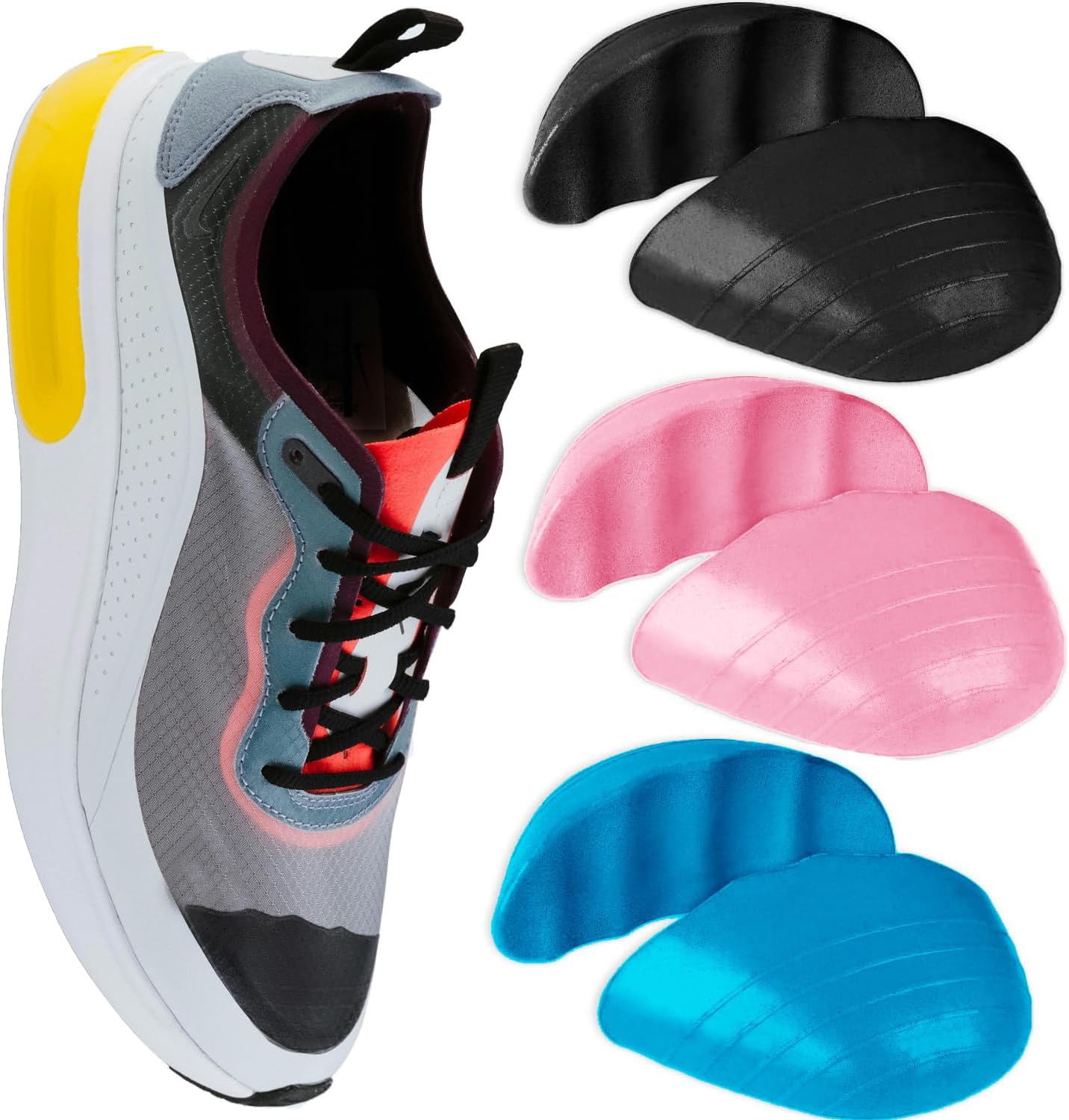 Amazon.com: Qidie 3Pairs Shoe Fillers Toe Box for Loose Shoe, Toe ...