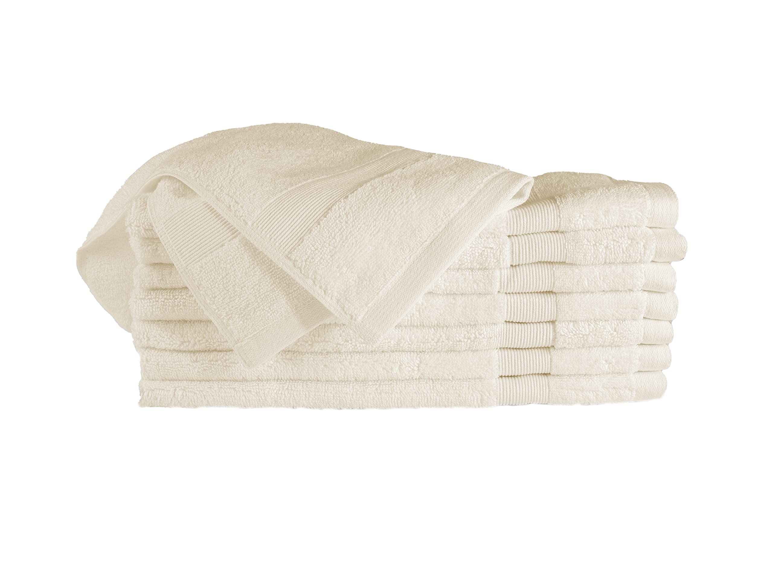 Amazon.com: Bennett & Shea Home 8-Piece Luxury Hand Towels, 100% ...