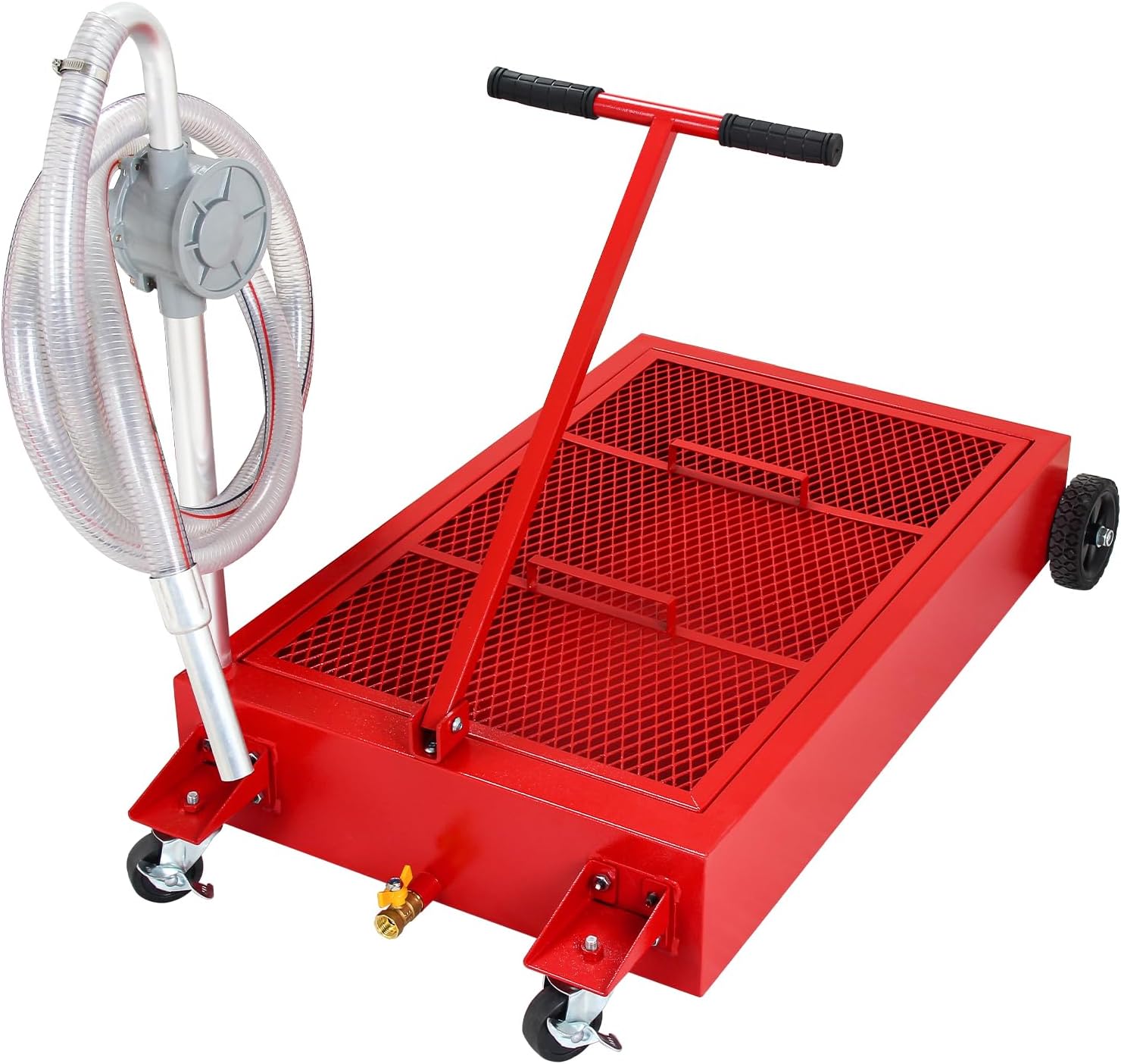 Amazon.com: OUKIDR Oil Drain Pan, 25 Gallon Oil Drain Tank Large ...