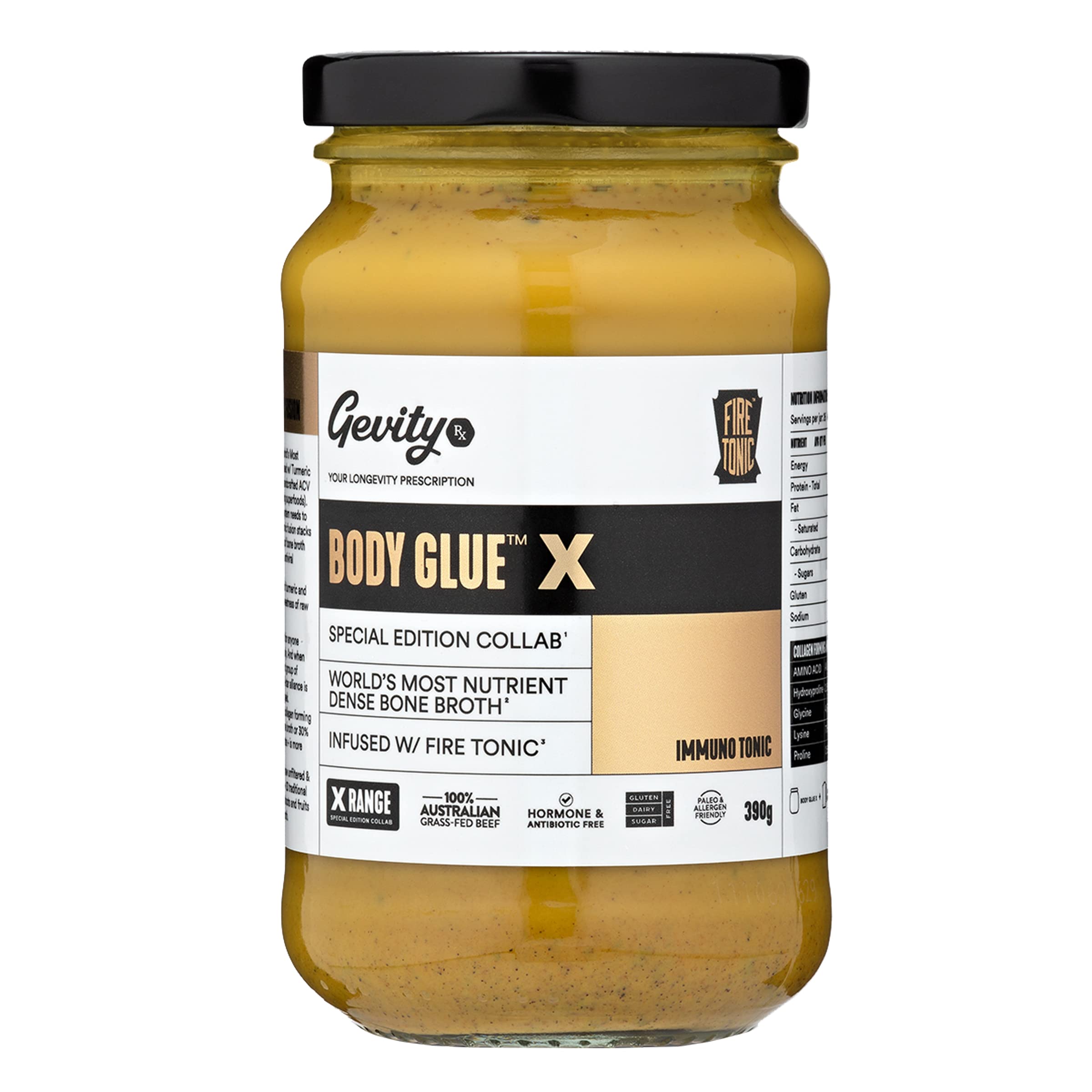 Gevity Rx Bone Broth Body Glue X Immuno Tonic G/F 390 g : Amazon.com.au ...