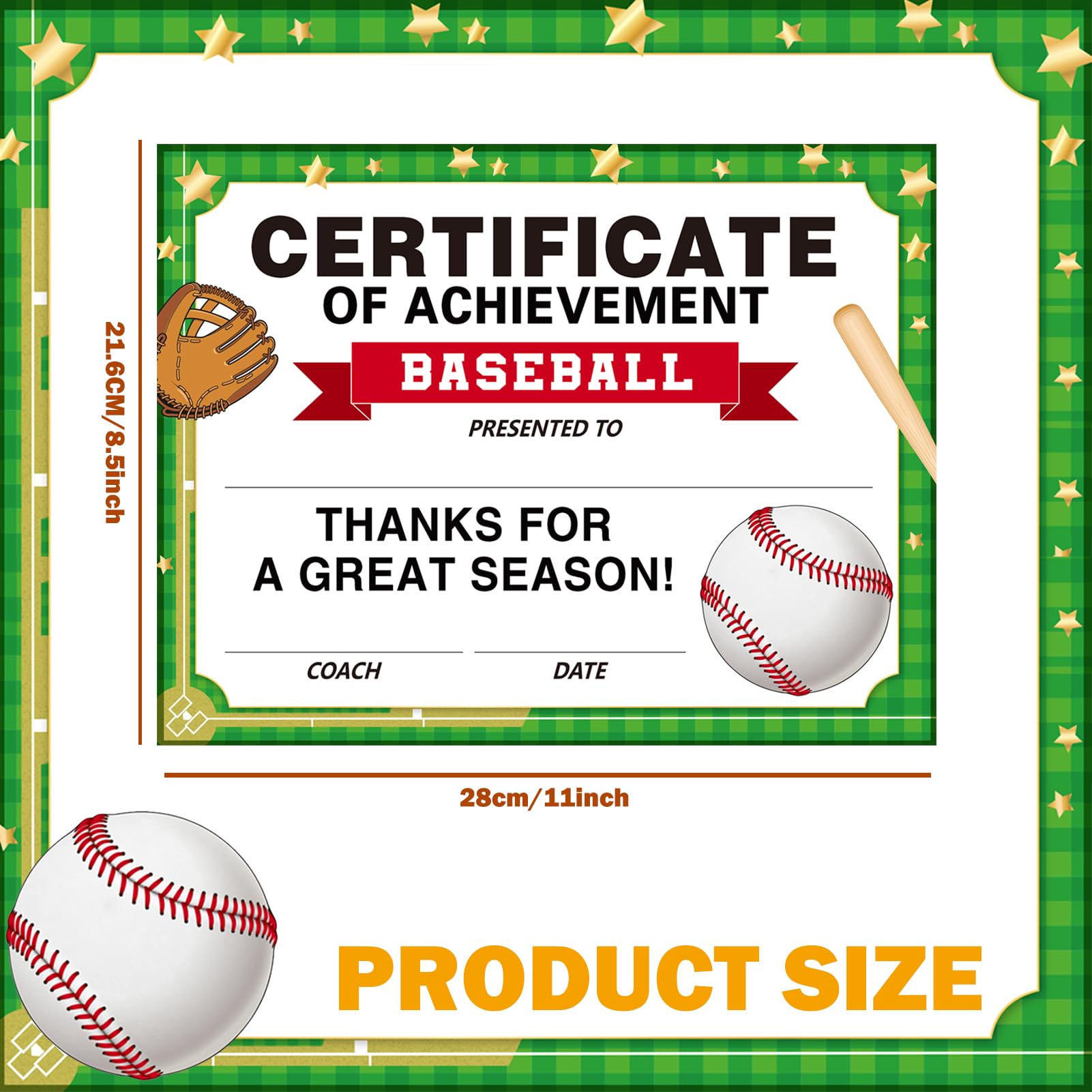 Snapklik.com : 30 Baseball Achievement Award Certificates For Kids ...