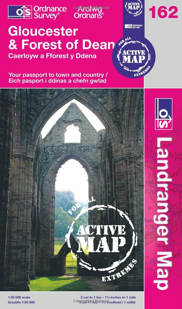 Gloucester & Forest of Dean (OS Landranger Active Map): Ordnance Survey ...