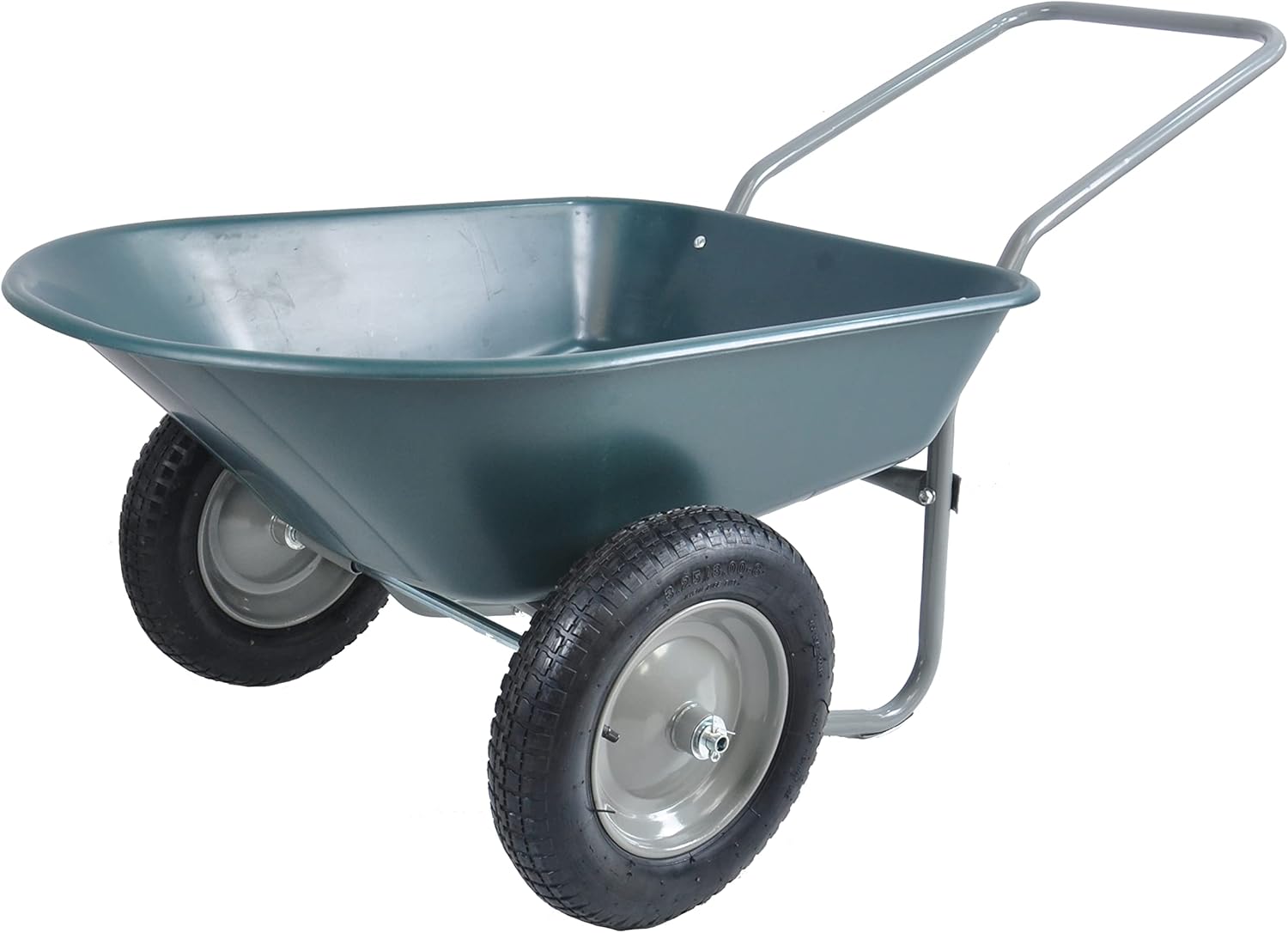 Amazon.com: Two Wheeled Trolley for Green Garden 15 inch Pneumatic ...
