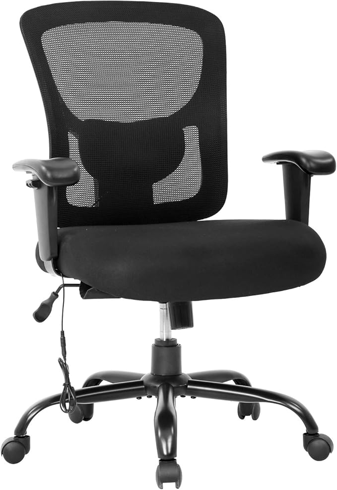 Amazon.com: Big and Tall Office Chair 400lbs Cheap Desk Chair Mesh ...