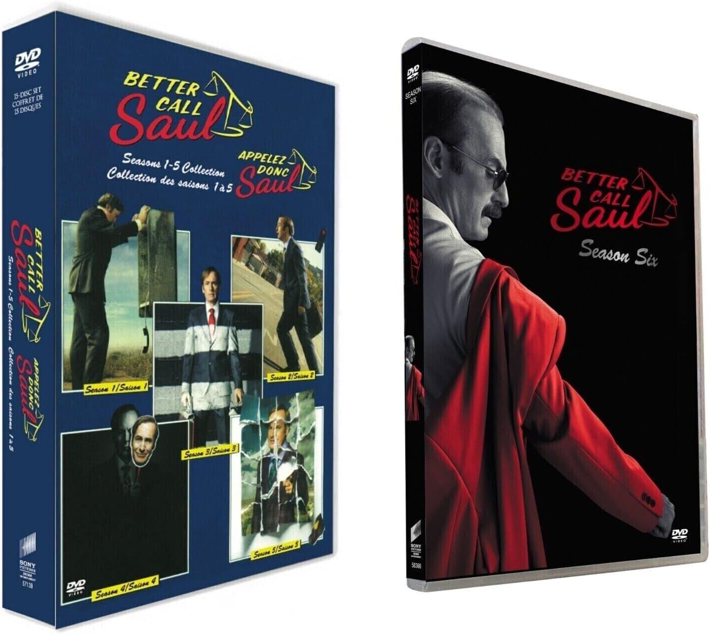 Bactro Better Call Saul Complete Series Seasons 1-6 (19-Discs DVD Box ...