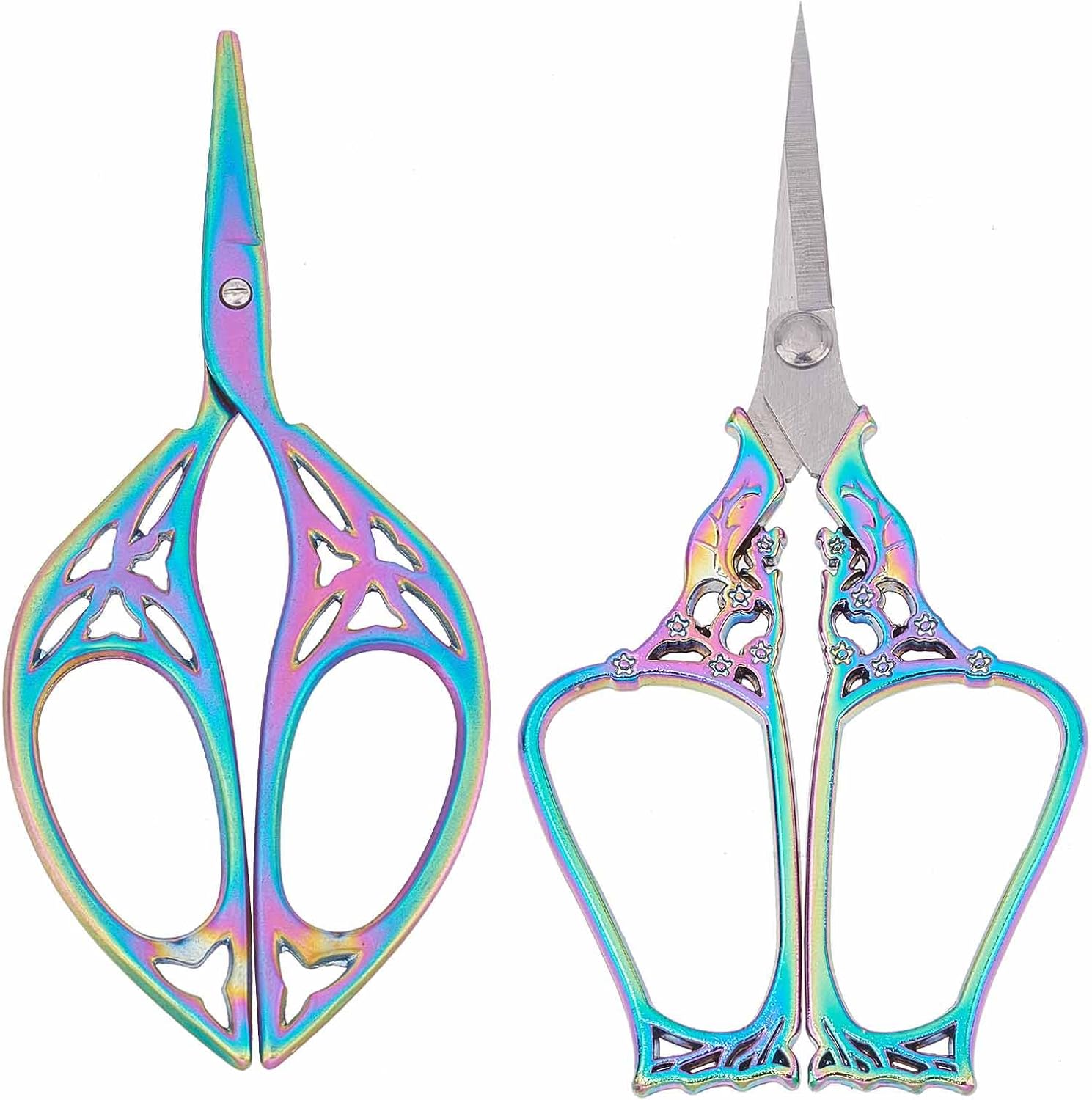 Amazon.com: SUNNYCLUE 2Pcs Small Sewing Embroidery Scissors Detail ...