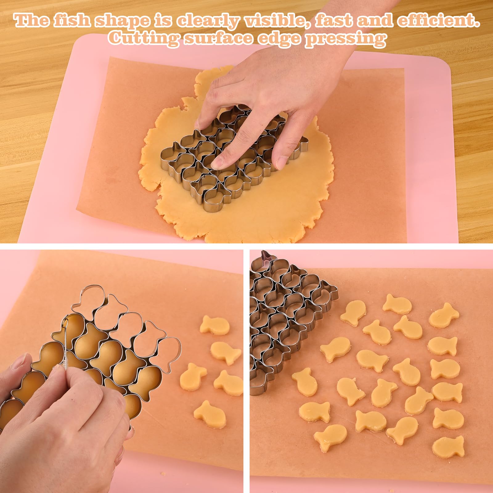 Snapklik.com : Gold Fish Cracker Cutter, 25 Cavity Goldfish Cookie ...