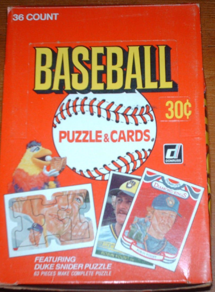 Amazon.com: 1984 Donruss Baseball Wax Box 36 Sealed Packs DON Mattingly ...