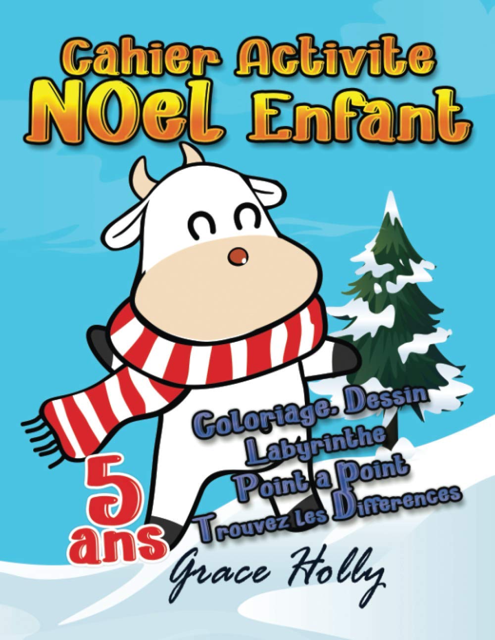 Buy Cahier Activite 5 Ans Noel: Joyeux Noël et vacances amusantes avec ...