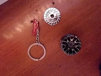 Amazon.com: GT//Rotors 4 Heavy Duty Metal Keychain Set - Spinning Turbo ...