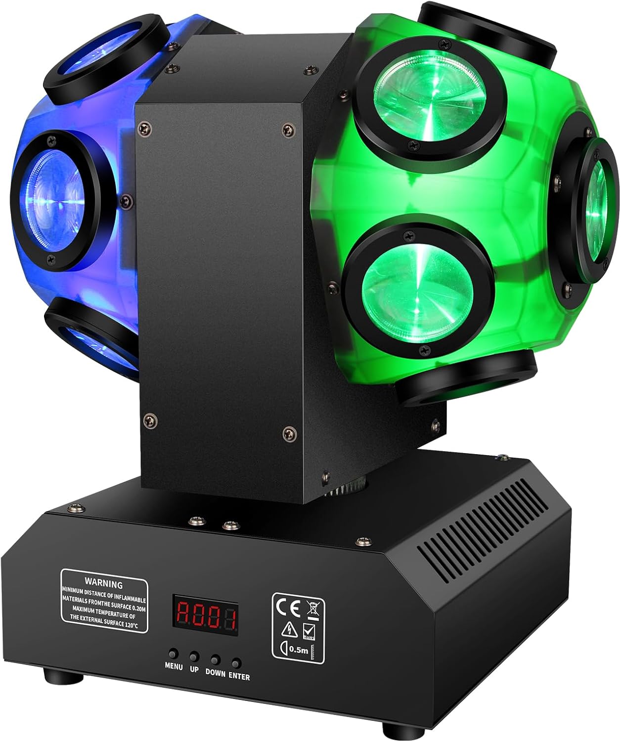 Luz LED de cabeza móvil para escenario, OPPSK de doble cara, 150 W ...