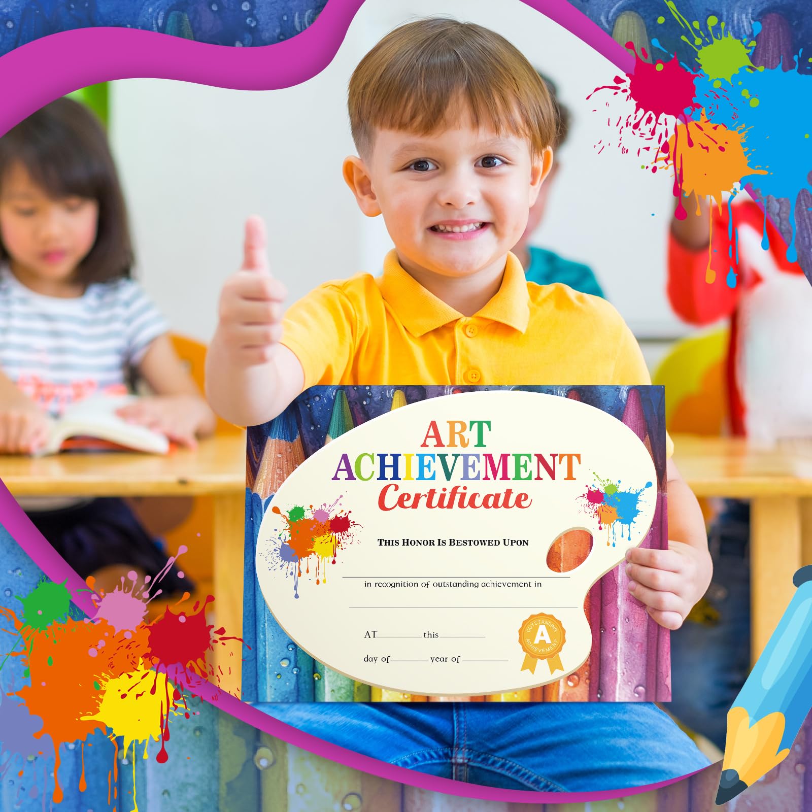 Diplomas Personalizados Resurhang - 60 Piezas De Certificado De Logro ...