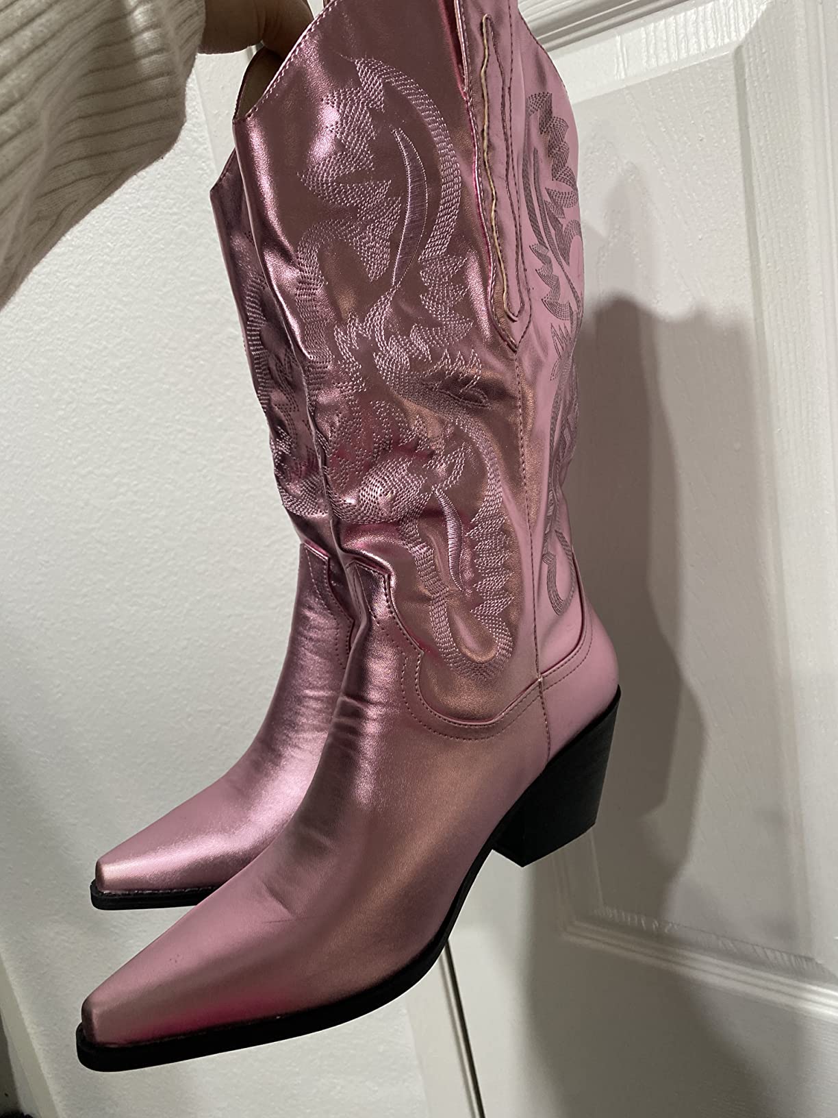 $10/mo - Finance Erocalli Women's Cowgirl Boots Cowboy Boots Vintage ...