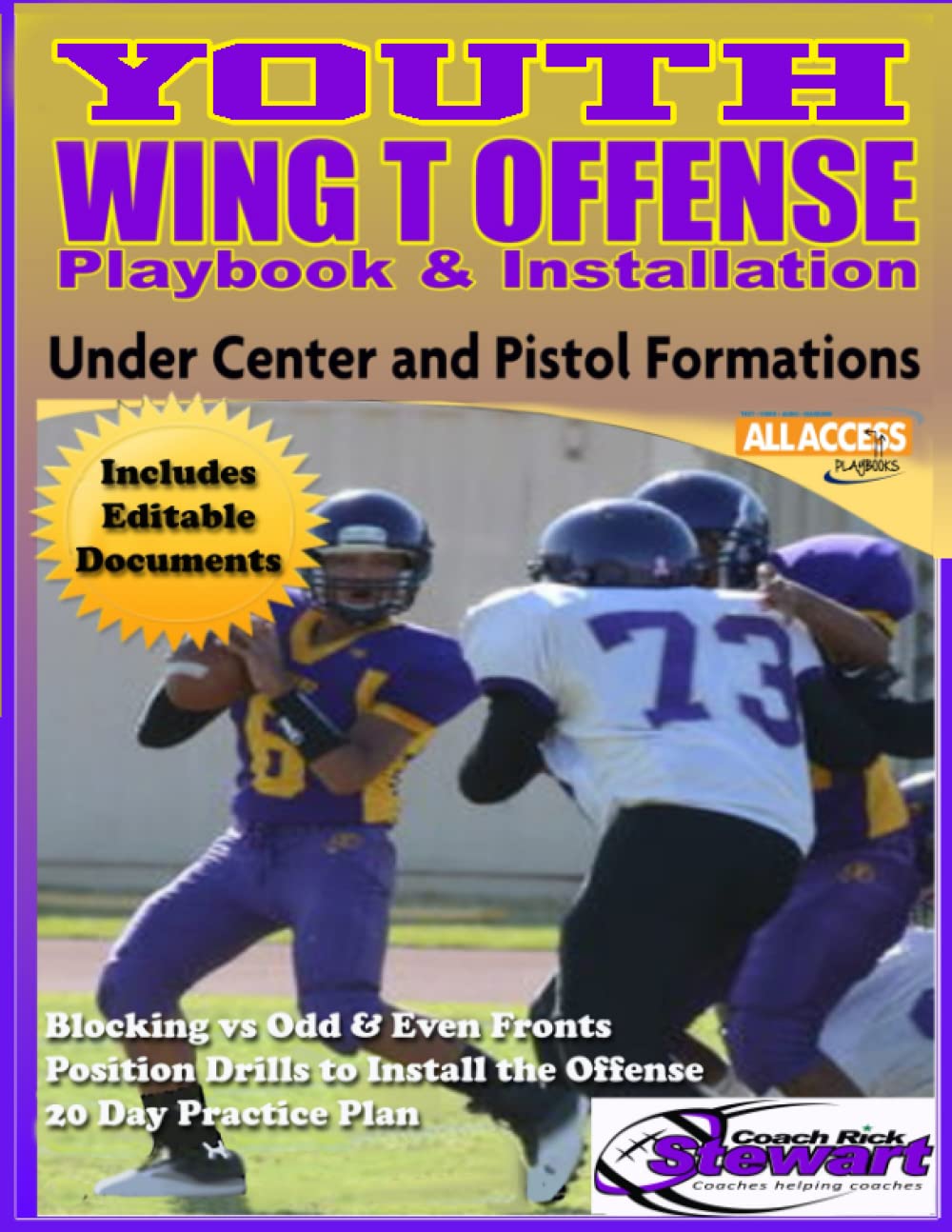 Youth Wing T Offense Playbook & Installation: Stewart, Rick ...