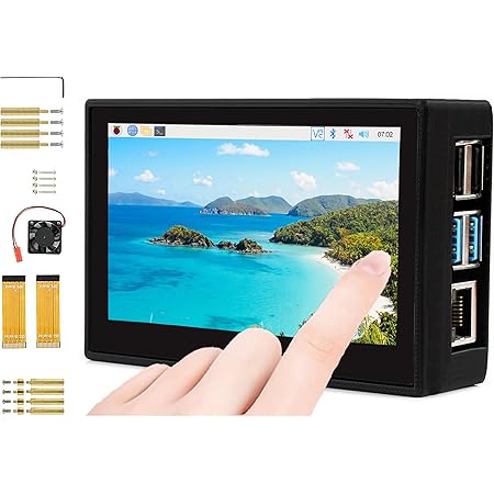 Amazon.com: 4.3inch DSI LCD Display with Case for Raspberry Pi 4B ...
