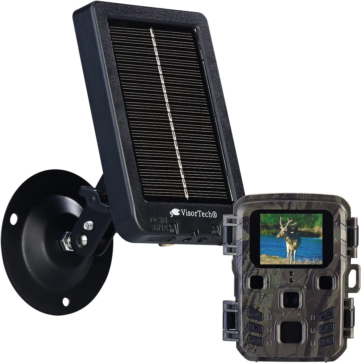 VisorTech Kamera mit Solarpanel: HD-IP-Kamera mit Akku & Solar-Panel ...