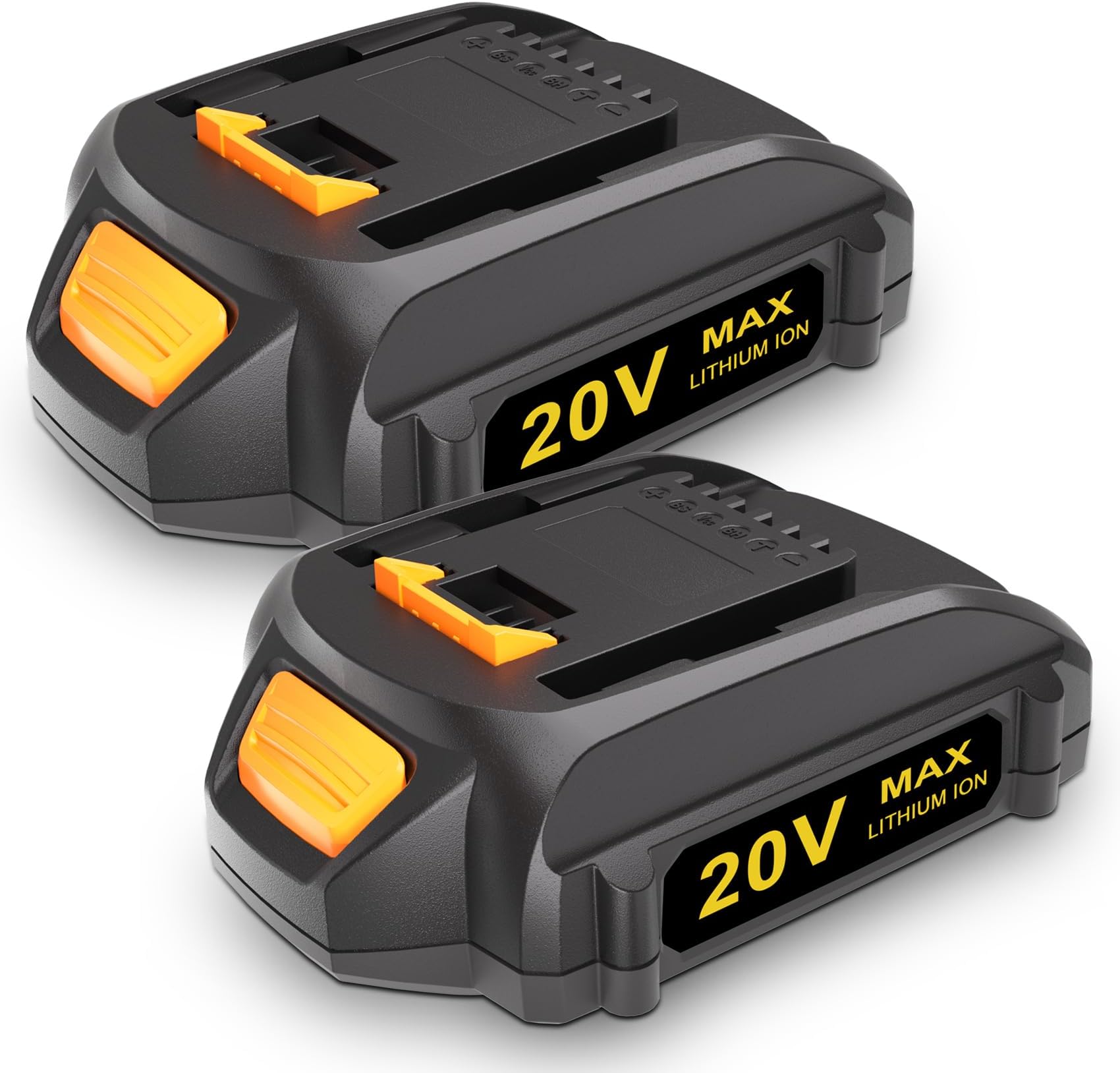 Amazon.com: KUNLUN 2 Packs 3.5Ah Batteries Compatible for Worx Battery 20V Power Share Battery ...