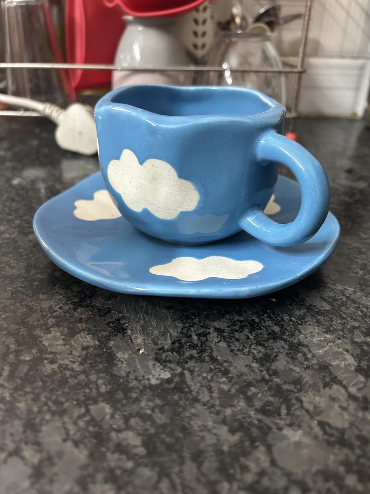 Buy Pinterest Cute Cloud cup210ml (Blue) Perfect for Gifting,for ...