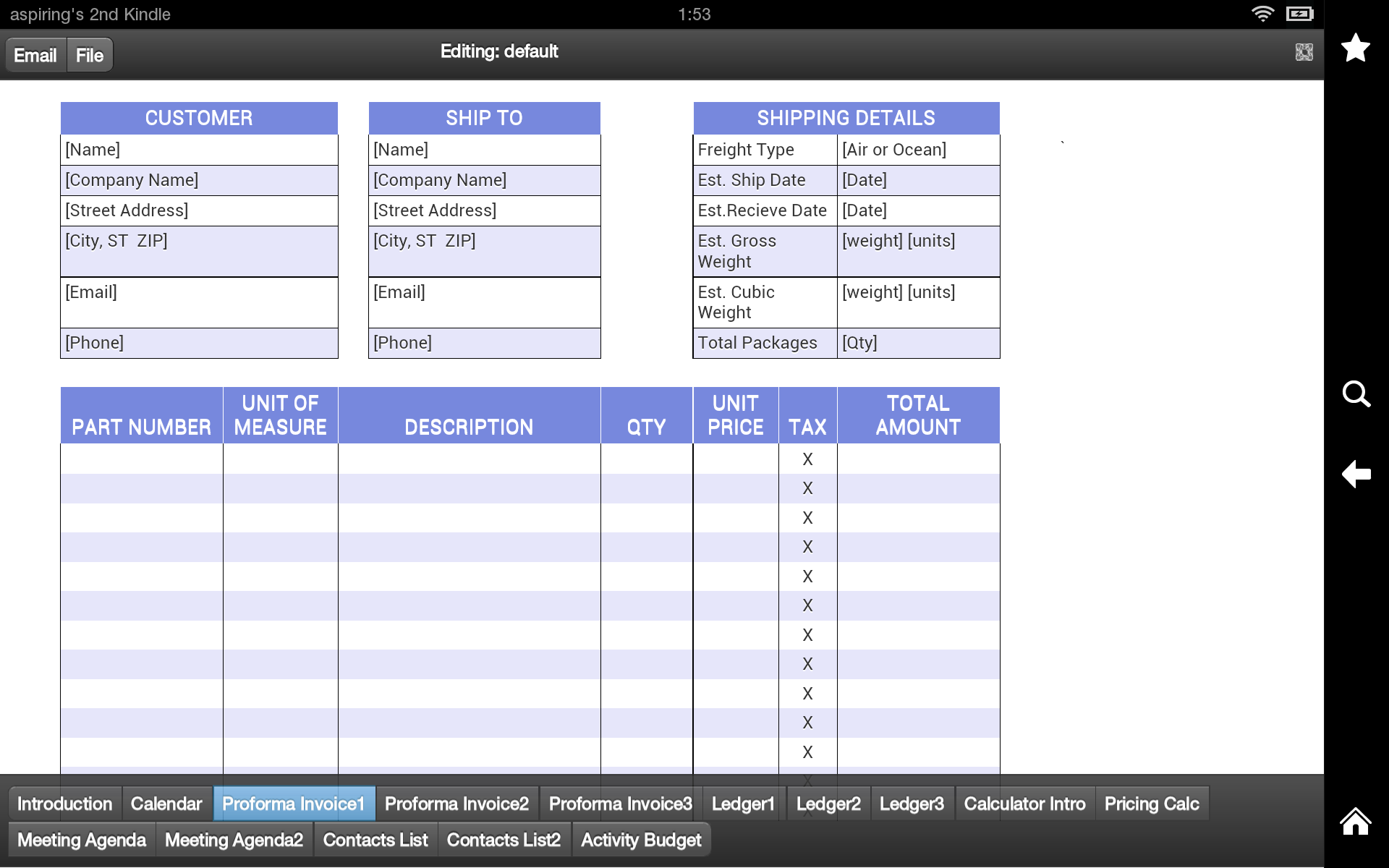 Proforma Invoice Pro - App on Amazon Appstore