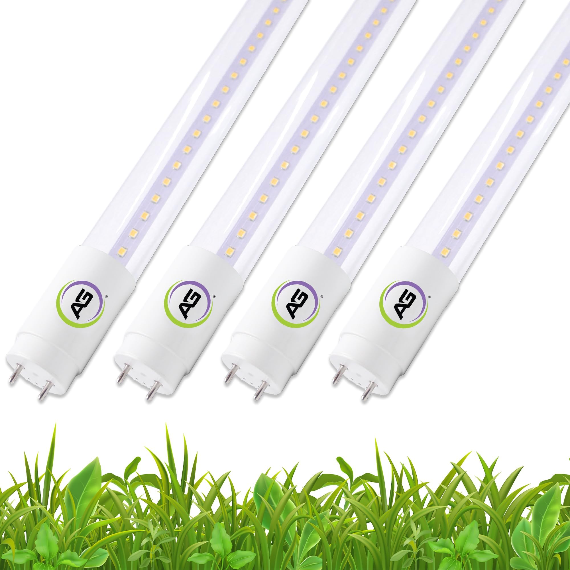 Amazon.com: AgroMax 4 Foot Bloom Spectrum T5 LED Grow Light Bulb ...