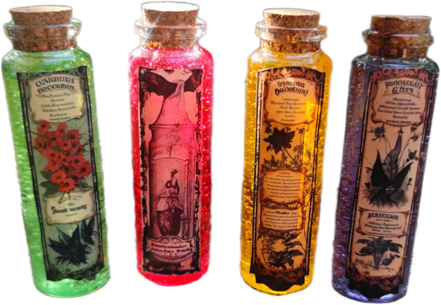 Amazon.com: TheDarknessUnicorn 4x Set Healing Potion Bottles Large Size ...