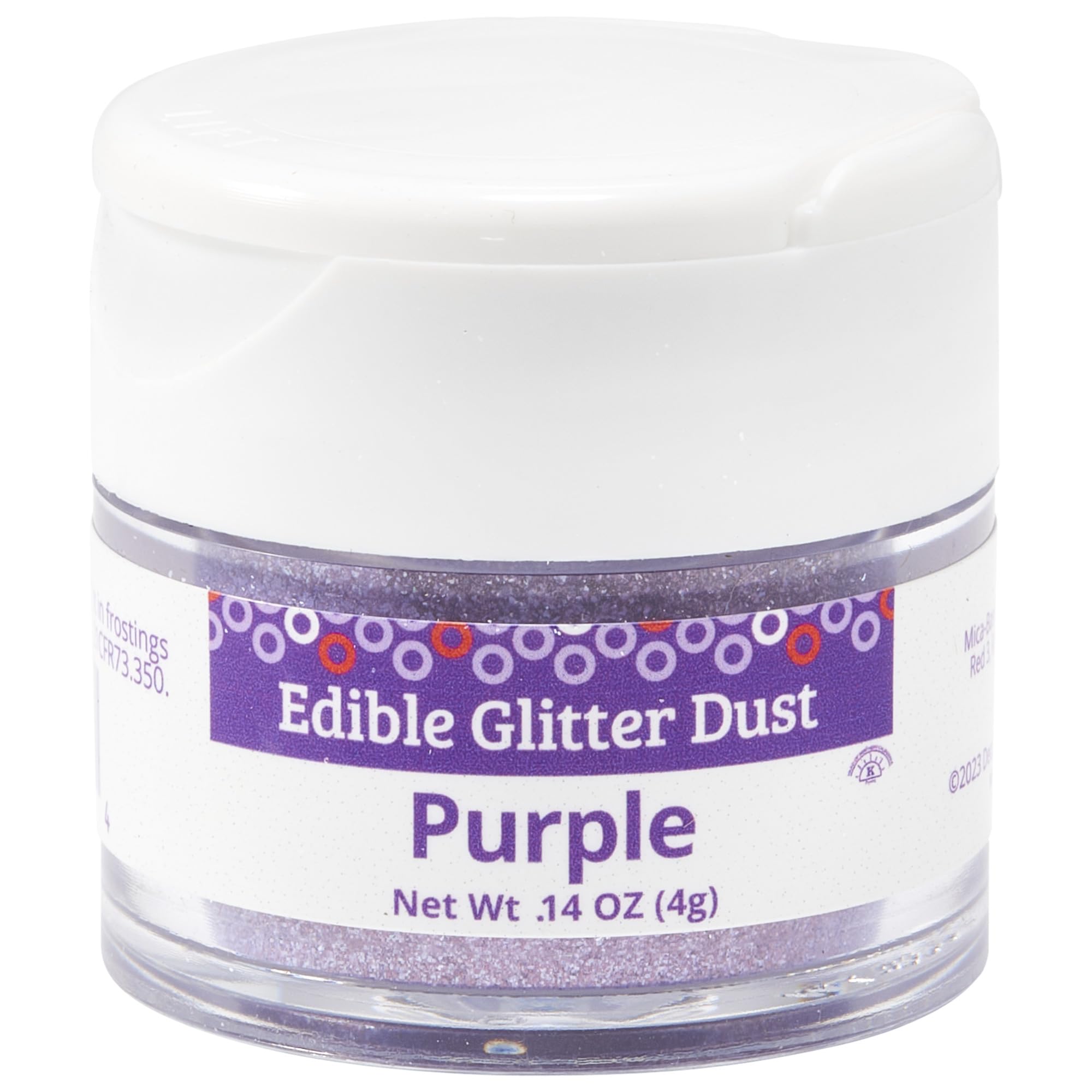 Amazon.com: DecoPac Edible Glitter Dust | Purple | Edible Sparkle ...