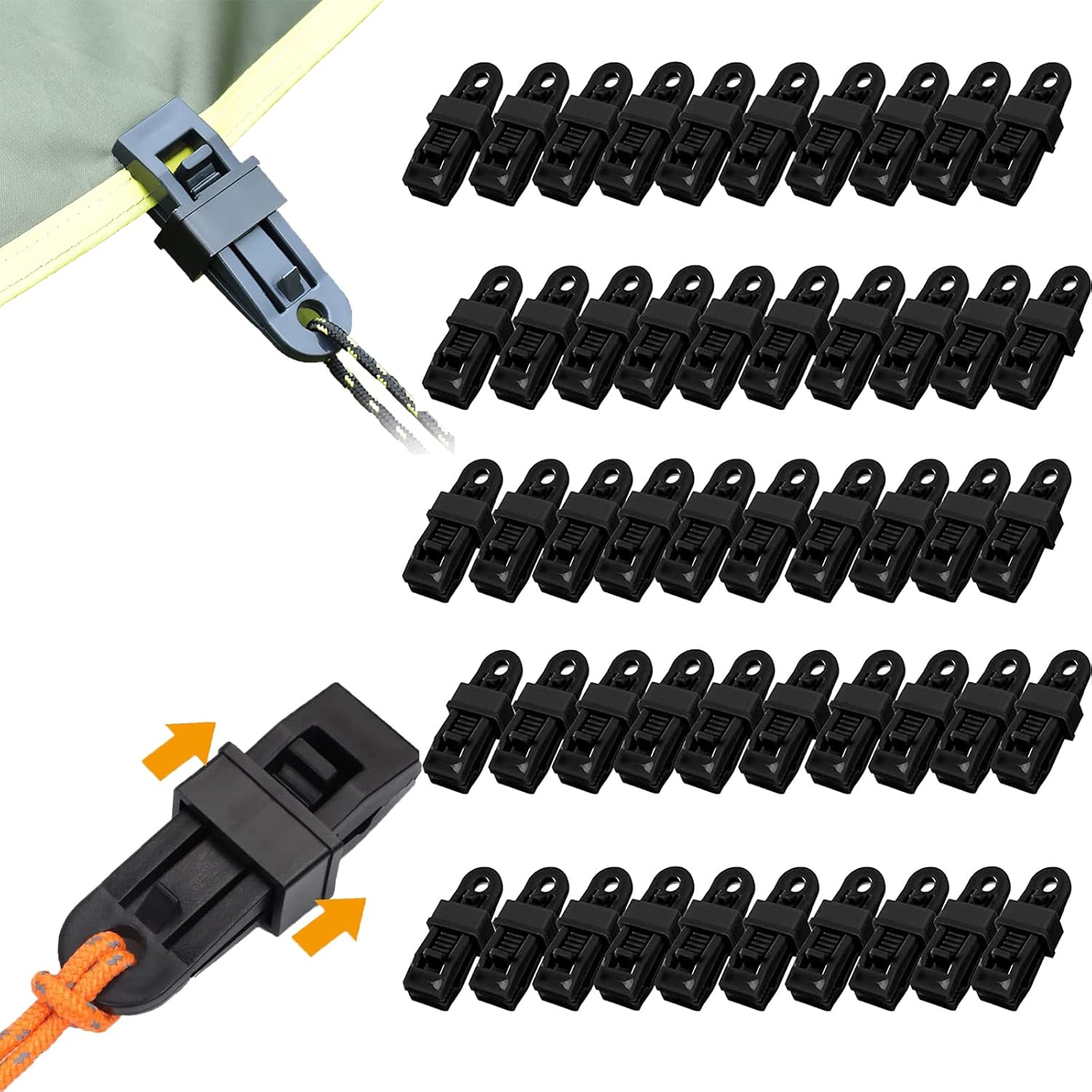 Adjustable Heavy Duty Lock Grip for Tarp & Shade Cloth, 2023 New Shade ...