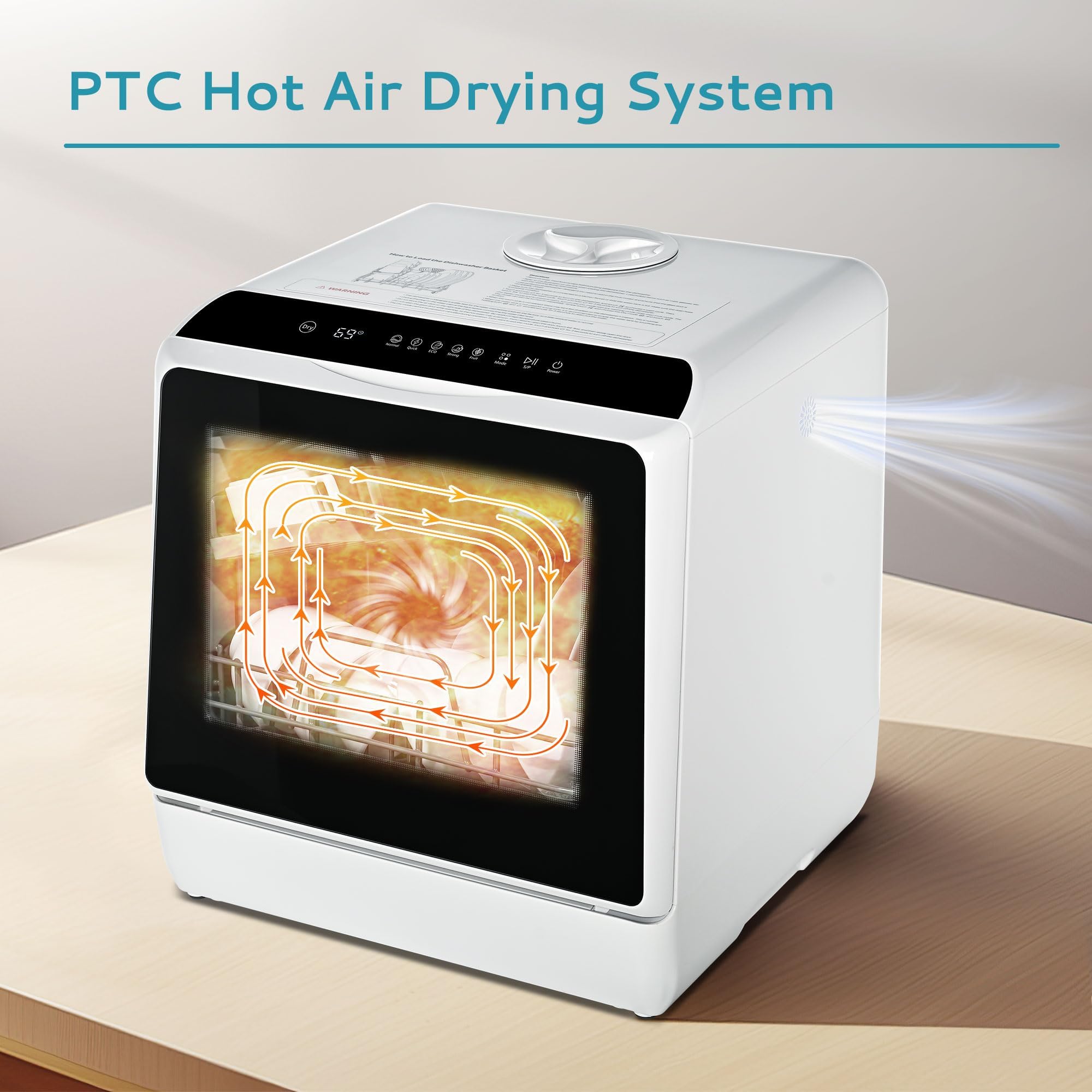 Snapklik.com : EUHOMY Mini Portable Dishwasher Countertop Compact ...