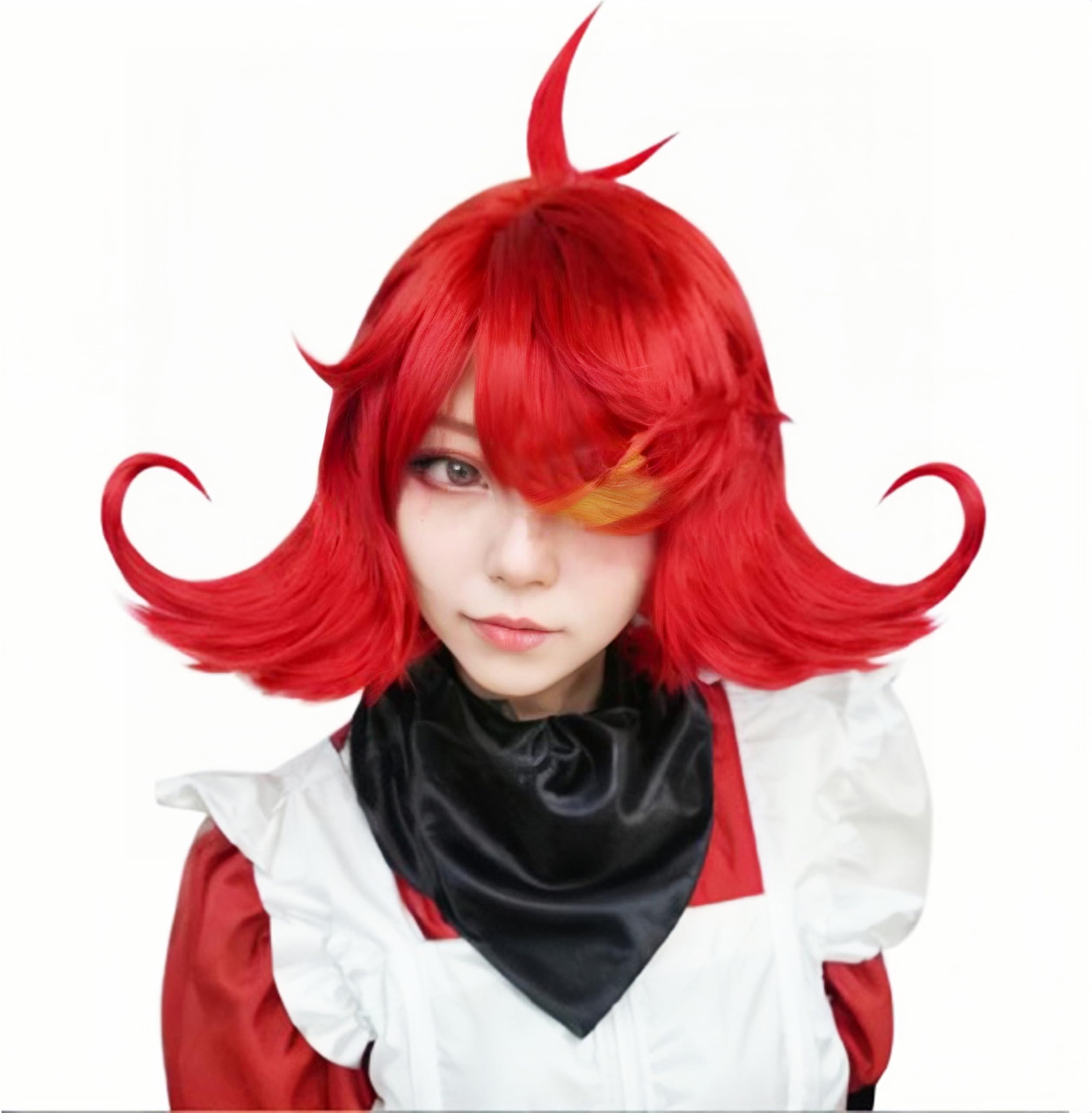 Amazon.com: Anogol Hair Cap+Nifty Wig for Women Nifty Cosplay Wig Nifty ...