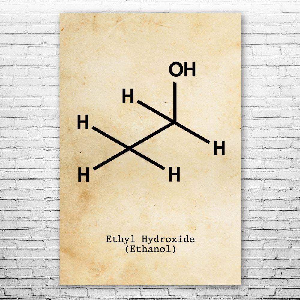 Ethyl Alcohol Molecule