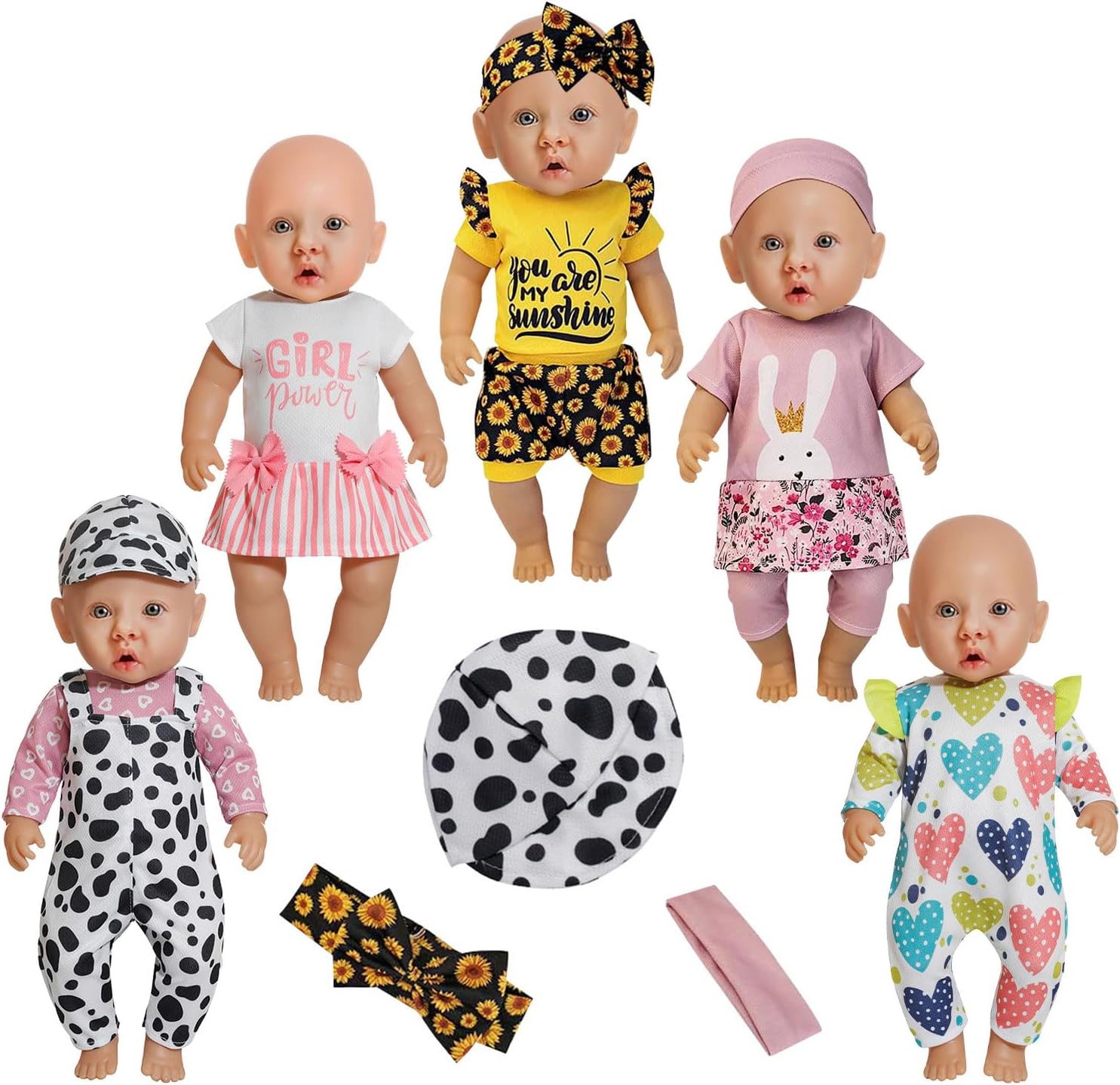 Amazon.com: Windolls Baby Doll Clothes Accessories for 14-16 Inch Baby ...