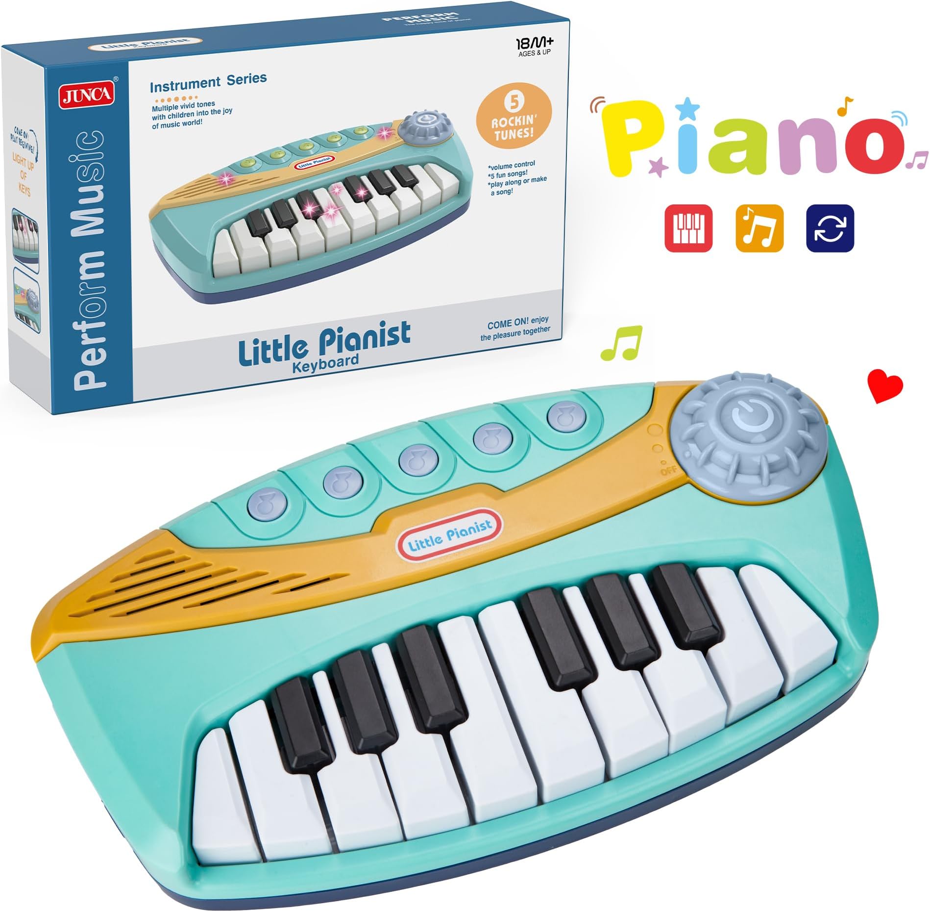 Amazon.com: eKids Bluey Toy Music Player, Toy for Toddlers with Built ...