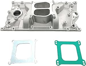 Amazon.com: Aluminum Dual Plane Intake Manifold For SBC Chevy Vortec ...