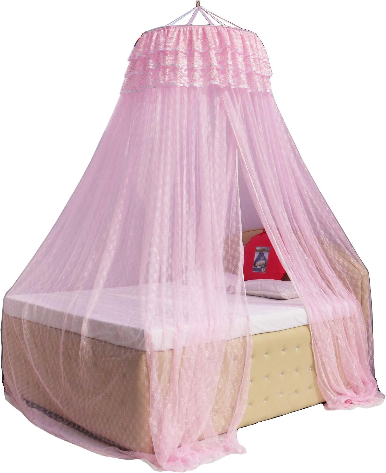 Divayanshi Drape Netting 4 Corners Post Canopy Bed Curtain, 86 Wx 78 Lx ...