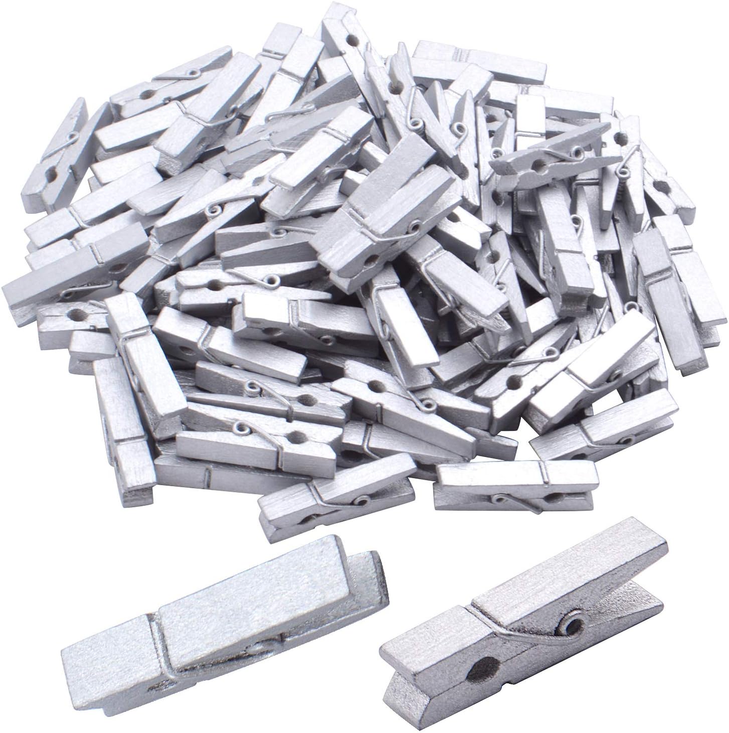 Amazon.com: BronaGrand 100pcs Mini Pink Wooden Utility Paper Clip ...