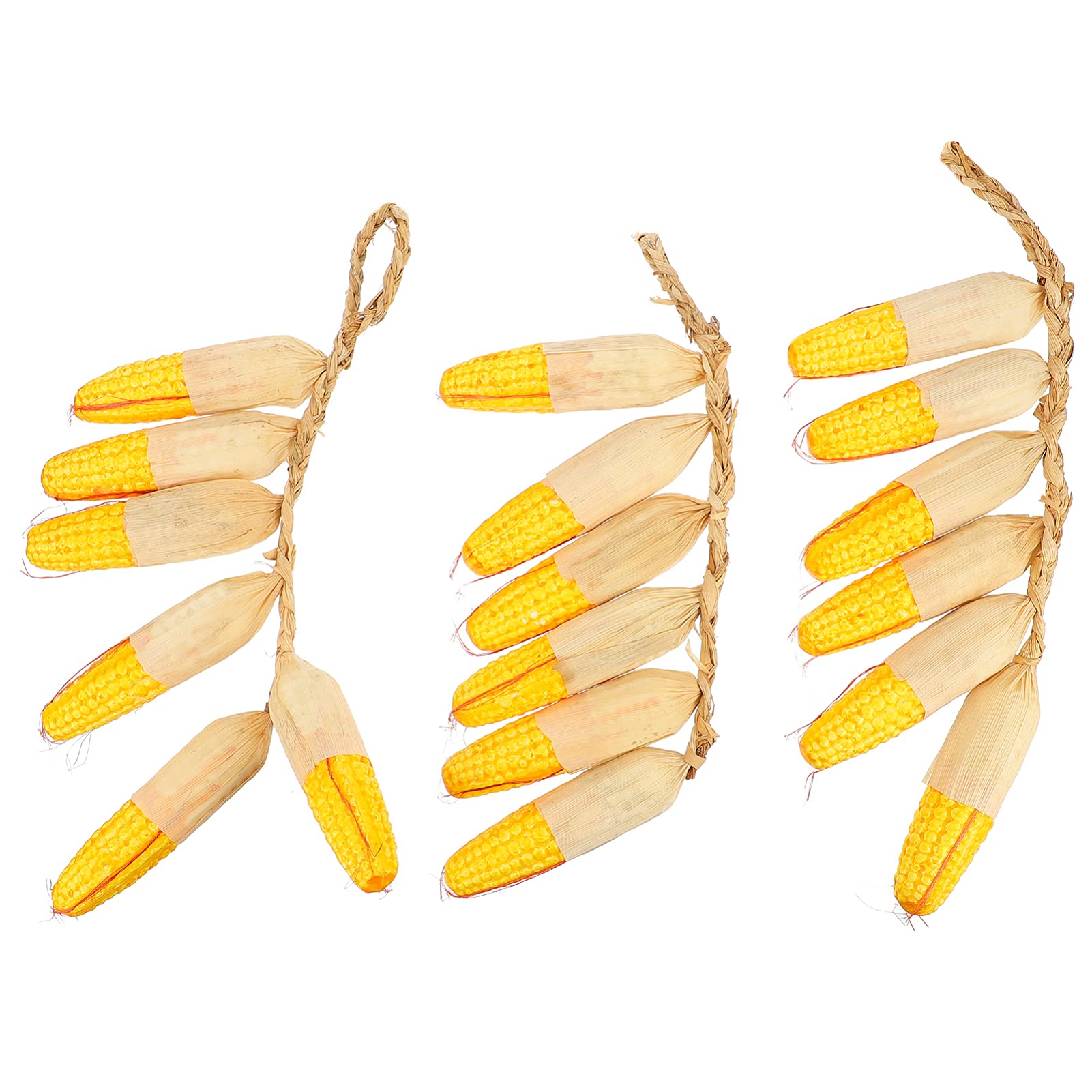 Amazon.com: Yellow Corn Model Fake Vegetable Props 3pcs Artificial Corn ...