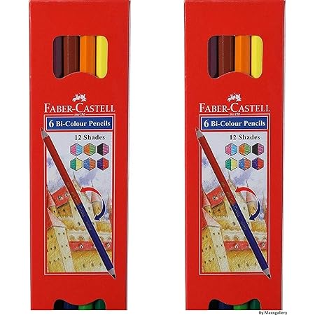 Faber Castell Bi-Color Pencil. (2) : Amazon.in: Home & Kitchen