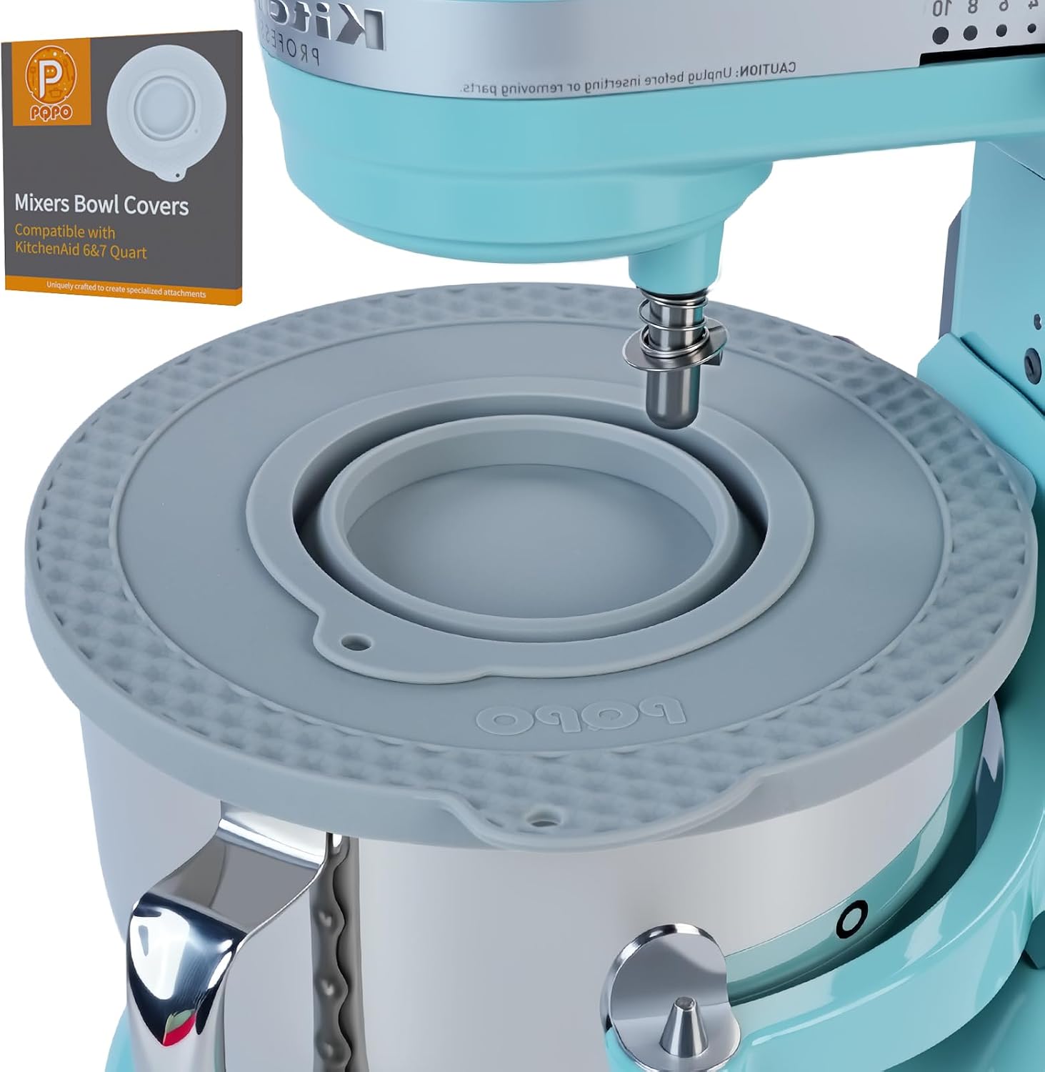 Amazon.com: Silicone Mixer Bowl Cover Compatible with KitchenAid 6-7 ...