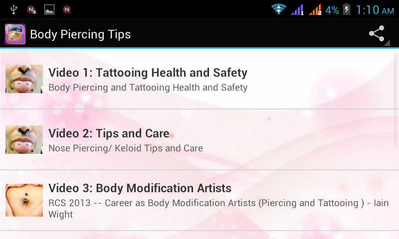 Body Piercing Tips - App on Amazon Appstore